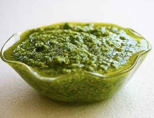 Molho pesto Light - Receita de Vovó