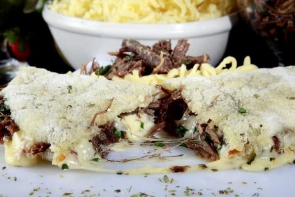 tapioca de carne seca cremosa - Receita de Vovó